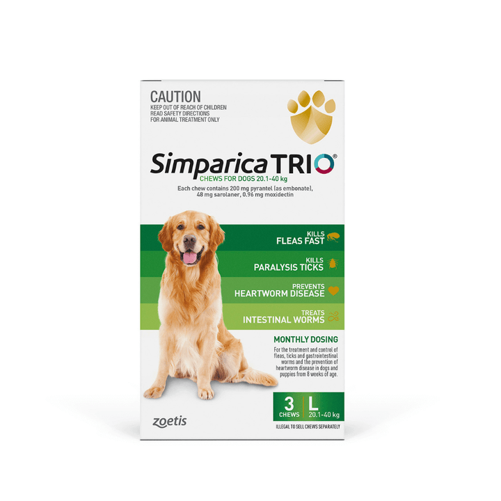 Simparica Trio for Dogs | Buy Online Without Prescription